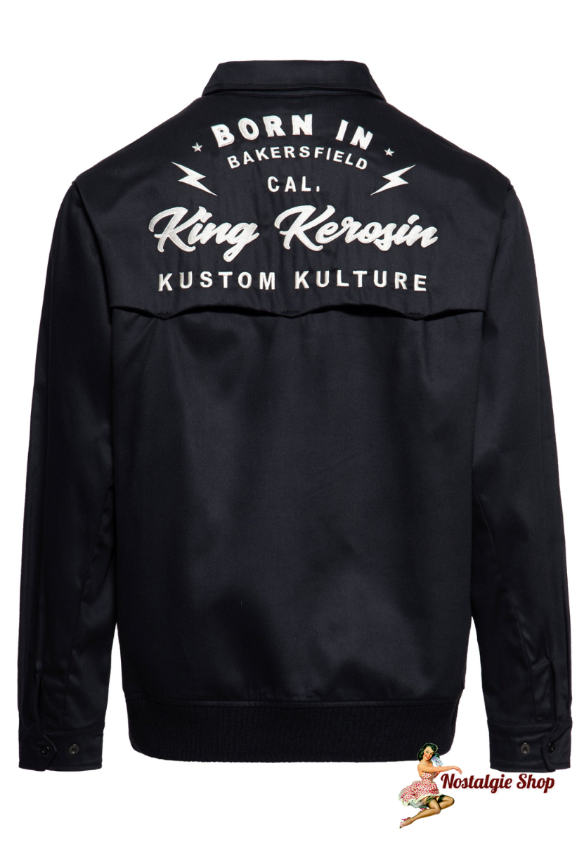 King Kerosin - Gabardine Jacke «Kustom Kulture» | Nostalgieshop